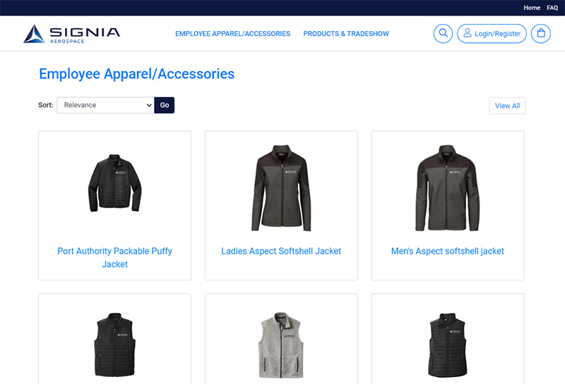Signia Webstore